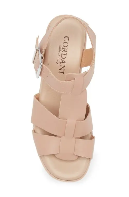 Cordani Jordynn Ankle Strap Platform Wedge Sandal