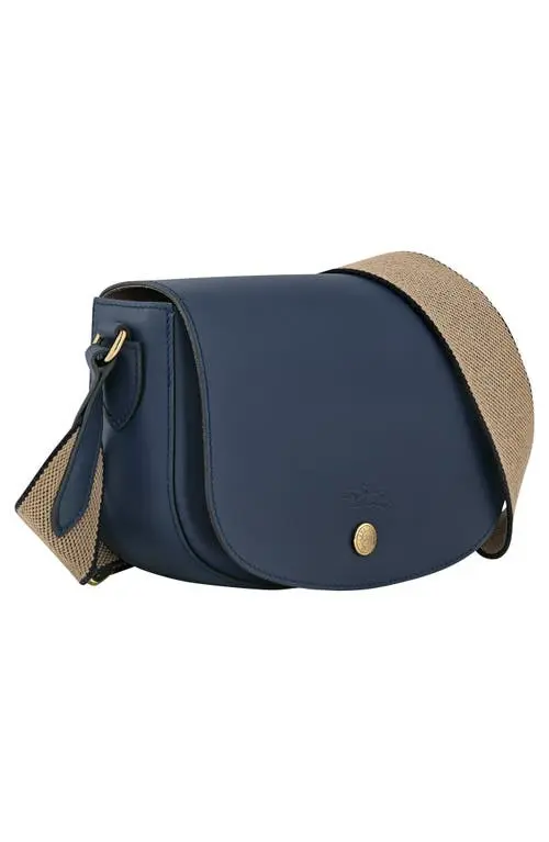 Longchamp Small Épure Leather Crossbody Bag - Navy