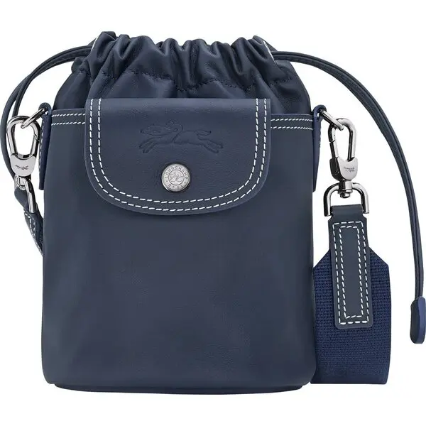 Longchamp Le Pliage Xtra Worker Extra Small Leather Bucket Bag