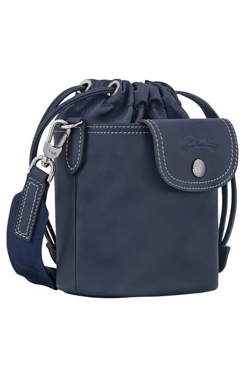 Longchamp Le Pliage Xtra Worker Extra Small Leather Bucket Bag