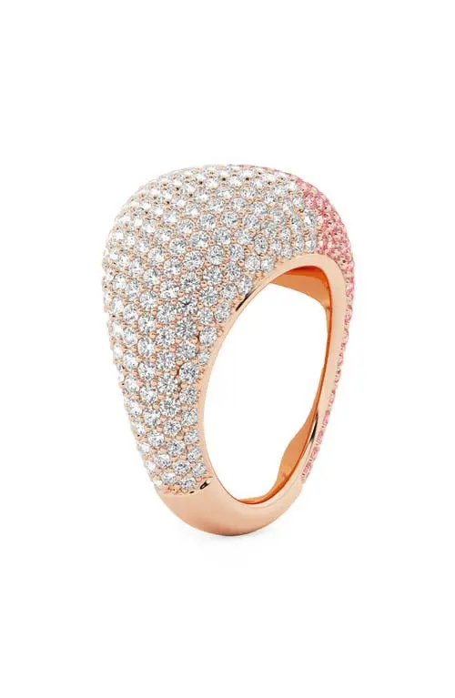 HAUTECARAT Pavé Lab Grown Diamond Dome Ring