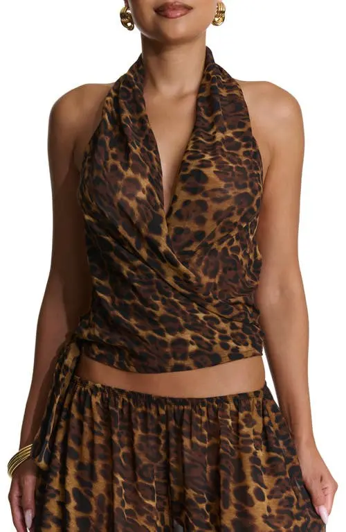 Naked Wardrobe Chiffon Halter Top