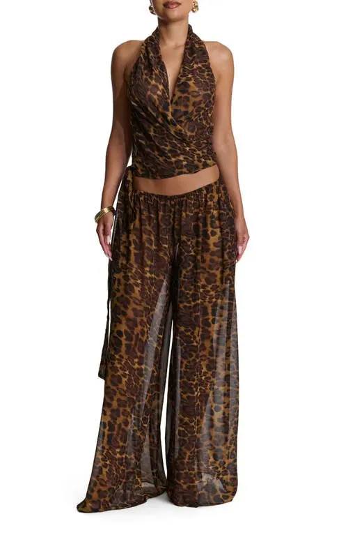 Naked Wardrobe Chiffon Halter Top