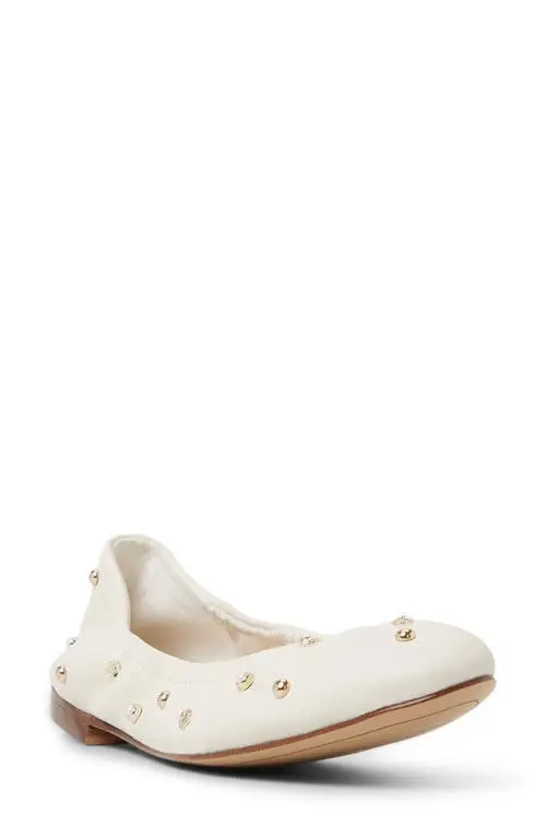 Ted Baker London Lottie Studded Ballerina Flat - Bone
