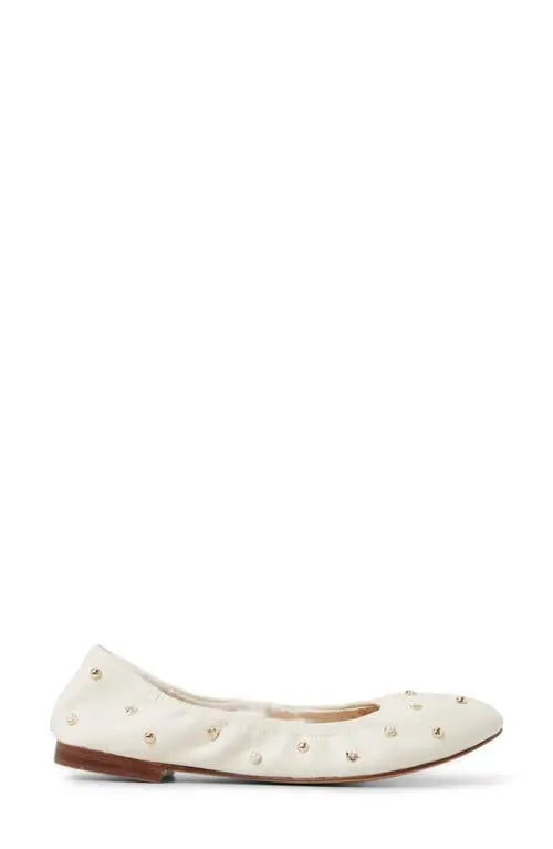 Ted Baker London Lottie Studded Ballerina Flat - Bone