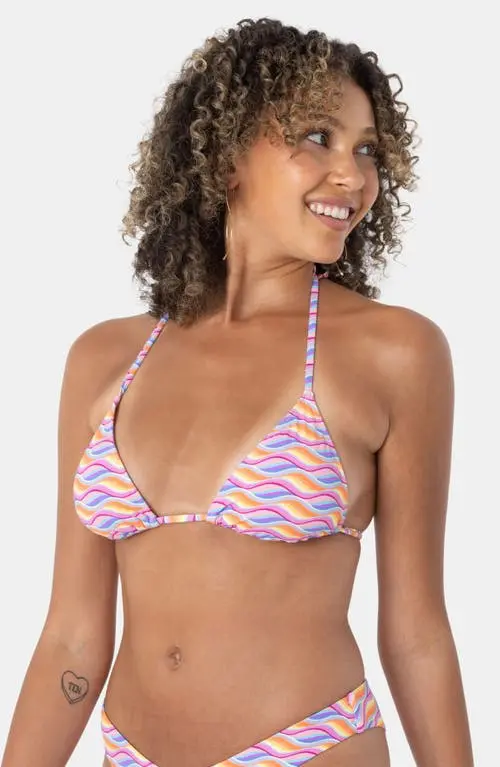 Roxy High Tide Tiki Triangle Bikini Top