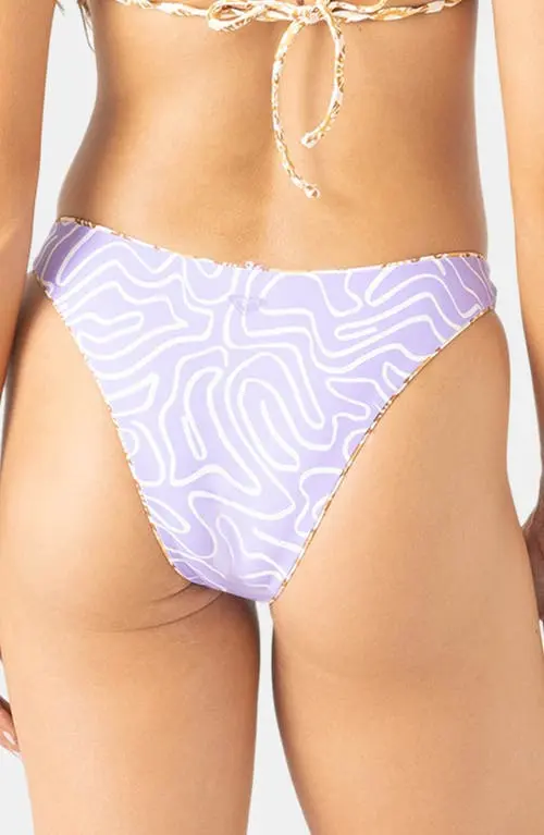 Roxy Sunshine State Of Mind Reversible Bikini Bottoms