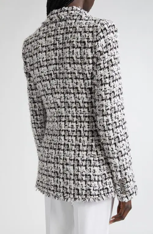 Michael Kors Tweed One-button Blazer