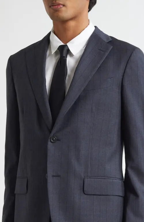 Boglioli B-line Pinstripe Virgin Wool Suit