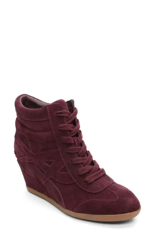 Ash Boradia Wedge Sneakers - Sangria
