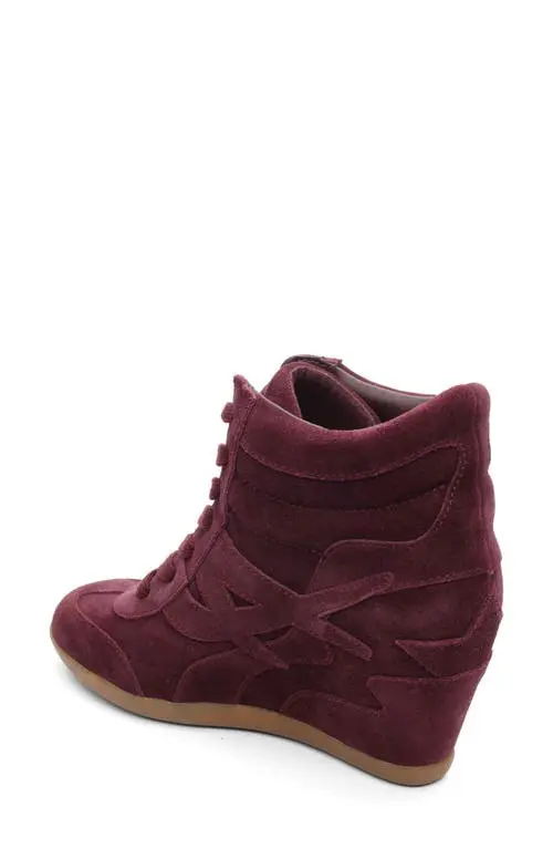 Ash Boradia Wedge Sneakers - Sangria