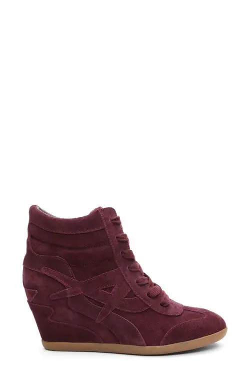 Ash Boradia Wedge Sneakers - Sangria