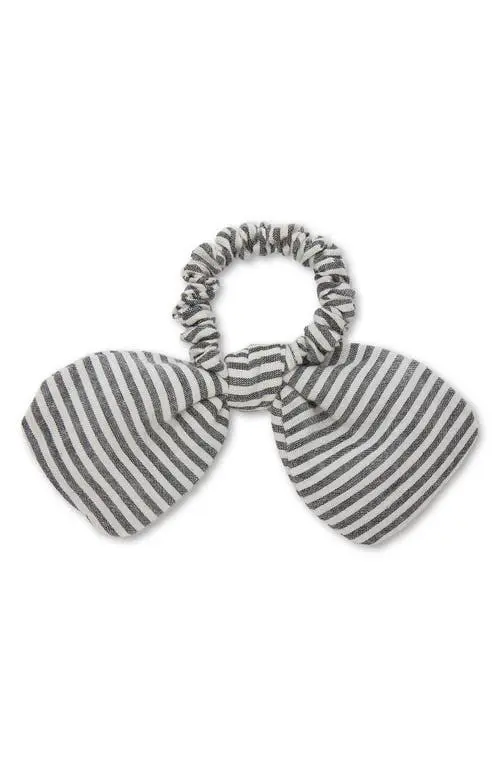 Lele Sadoughi Penny Seersucker Bow Scrunchie