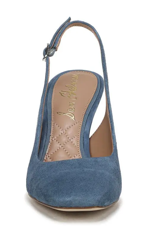 Sam Edelman Essa Slingback Pumps - Blue Agate
