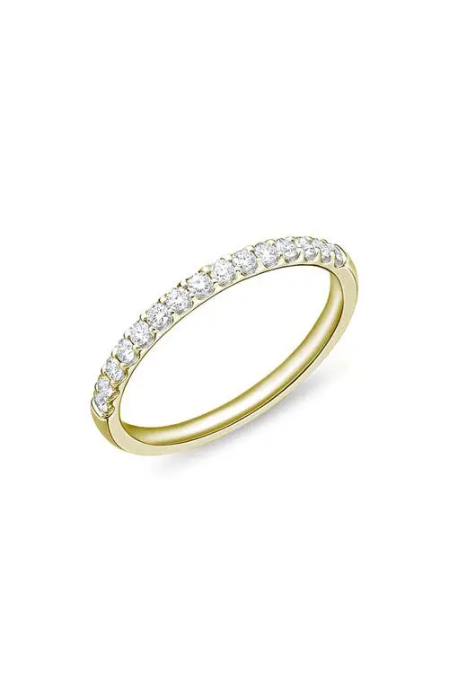 Memoire Odessa Half Round Diamond Band Ring - Yellow Gold