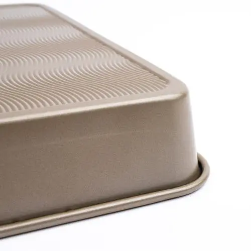 CUISIPRO 13.5 X 9.5-inch Rectangular Steel Nonstick Roasting Pan