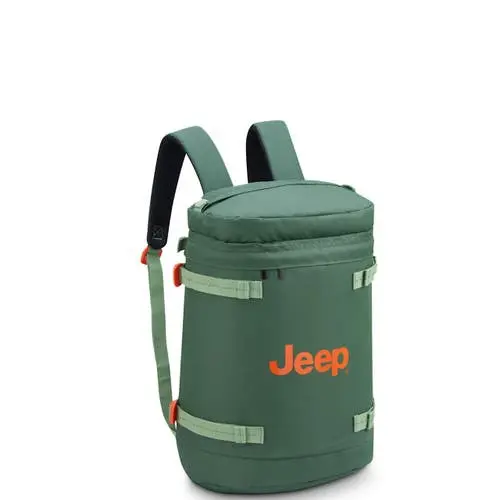 JEEP 15.6" Laptop Cylindrical Backpack - Green