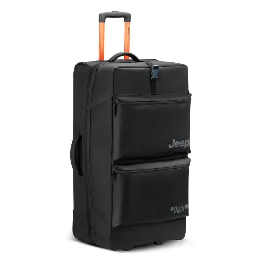 JEEP 31 Inch Two Wheel Rolling Duffle Bag - Black