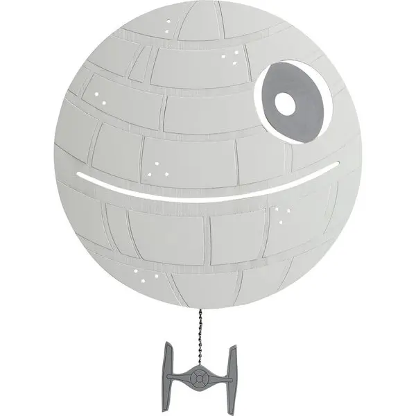 LAMBS & IVY Star Wars Death Star Led Wall Decor - Gray