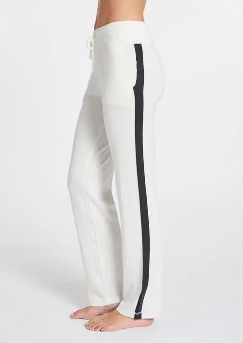 LEIMERE Mykonos Striped Track Pant - Marshmallow