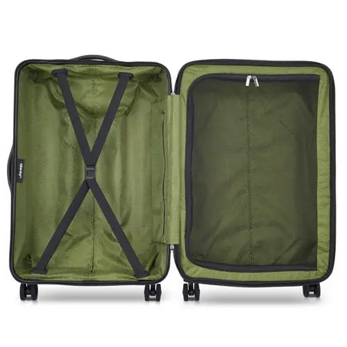 JEEP 24-inch Hardside Expandable Luggage With Spinner Wheels - Black