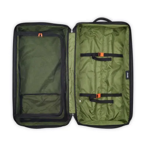 JEEP 31-inch Two-wheel Rolling Duffle Bag - Black