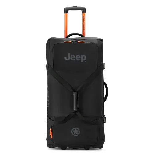 JEEP 31-inch Two-wheel Rolling Duffle Bag - Black