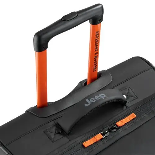 JEEP 31-inch Two-wheel Rolling Duffle Bag - Black