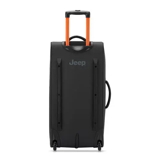 JEEP 27 Inch Two Wheel Rolling Travel Duffle - Black