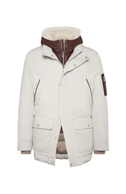 Brunello Cucinelli Padded Parka - Ivory