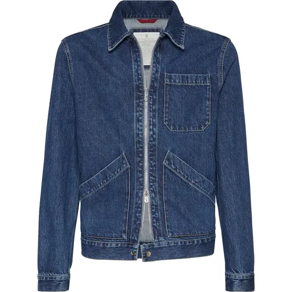 Brunello Cucinelli Denim Jacket - Medium Denim
