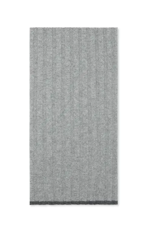 Brunello Cucinelli Cashmere Scarf - Light Grey