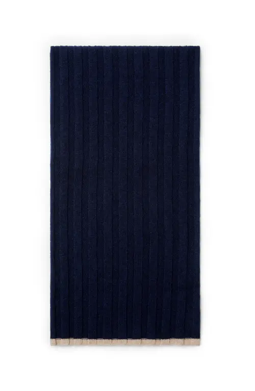 Brunello Cucinelli Cashmere Scarf - Navy Blue