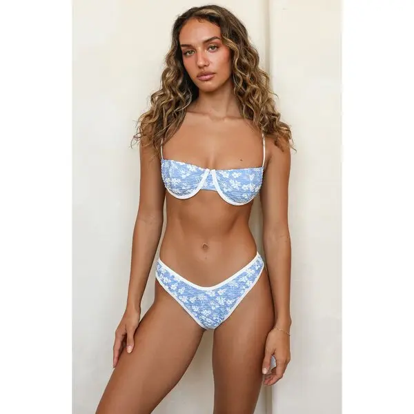 DIPPIN DAISY'S Venice High-waisted Bikini Bottom - Ocean Spray