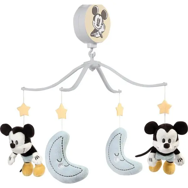LAMBS & IVY Disney Baby Moonlight Mickey Mouse Musical Crib Mobile - Multicolor