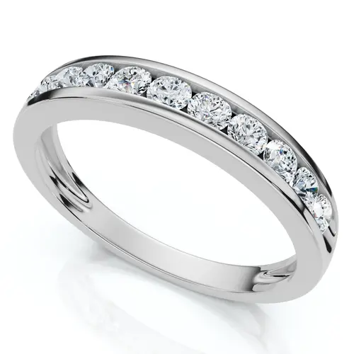BLISS DIAMOND 1/2ct Diamond Wedding Band 14k Gold Or - Platinum