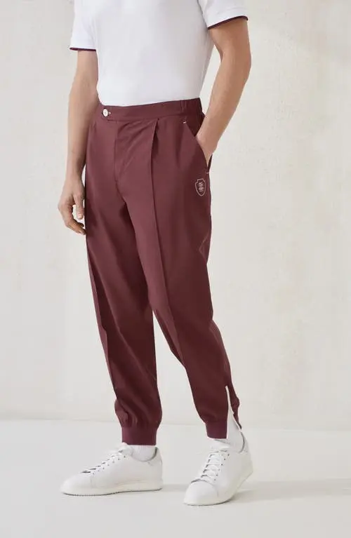 Brunello Cucinelli Nylon Trousers - Amaranth