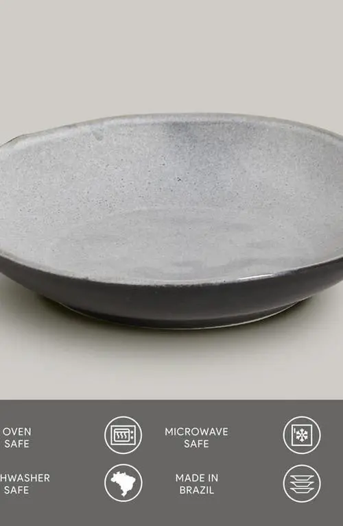 PORTO BRASIL Pasta Plate Set Of 4 - Dust
