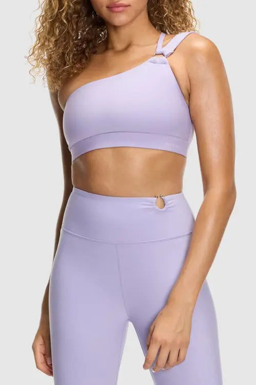 PELOTON Cadent O-ring One Shoulder Bra - Lilac