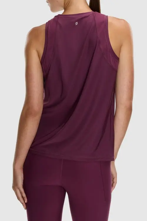 PELOTON Essential Performance Tank - Deep Plum