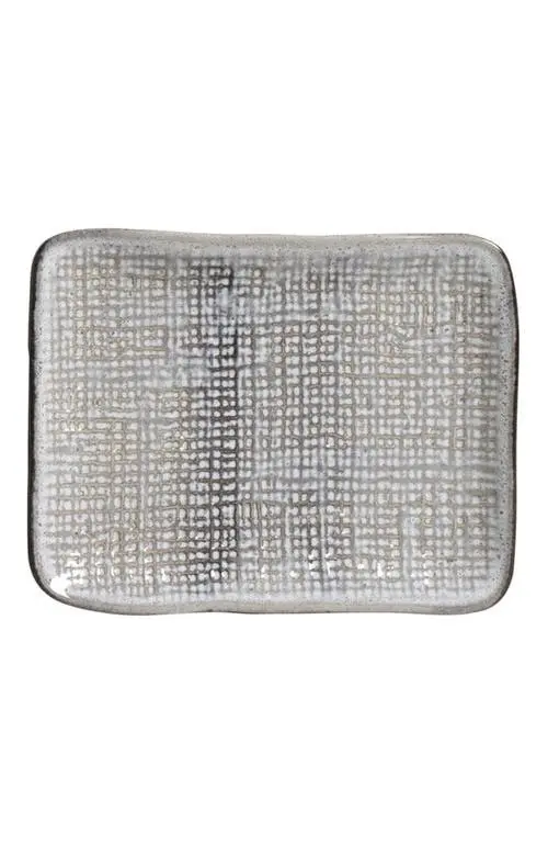 PORTO BRASIL Rectangular Platter Juta Set Of 4 - Dust