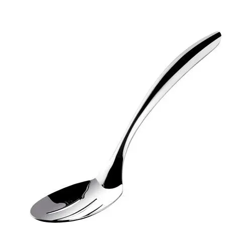CUISIPRO Tempo Slotted Spoon, 13.5-inch - Silver