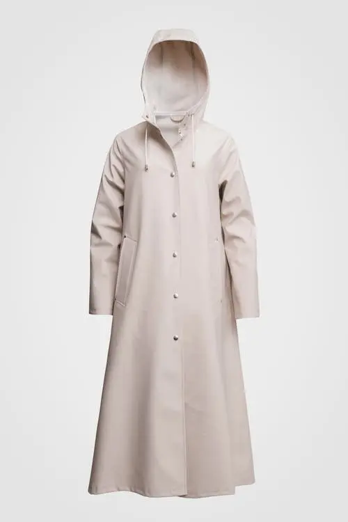 Stutterheim Mosebacke Long Raincoat - Light Sand