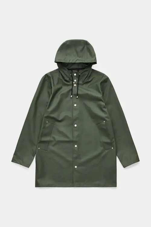 Stutterheim Stockholm Lightweight Raincoat - Green