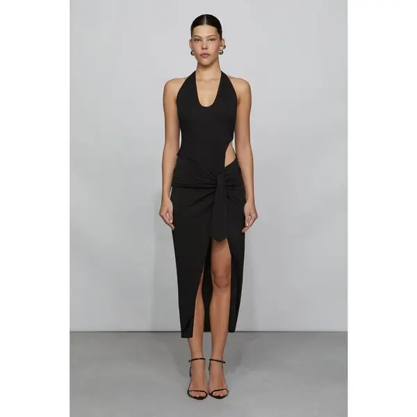 ET OCHS Kai Halter Midi Dress