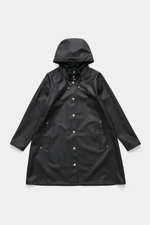 Stutterheim Mosebacke Lightweight Raincoat - Black