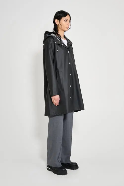 Stutterheim Mosebacke Lightweight Raincoat - Black