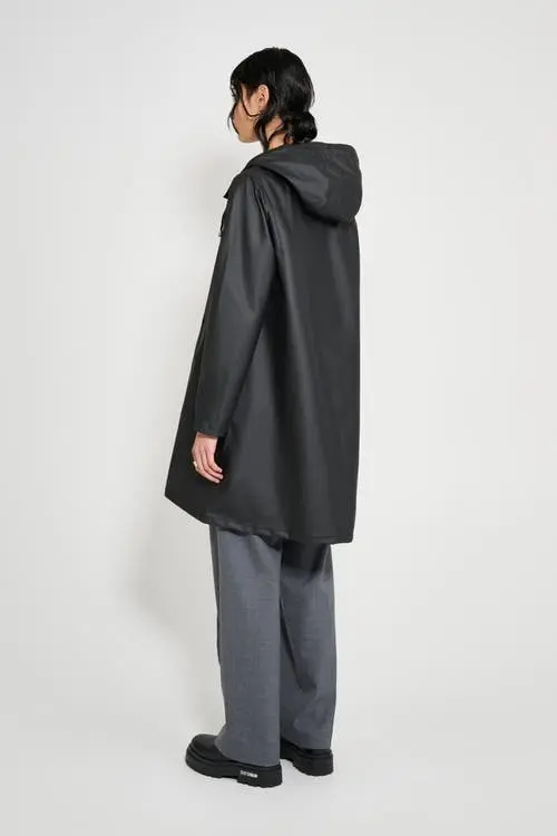 Stutterheim Mosebacke Lightweight Raincoat - Black