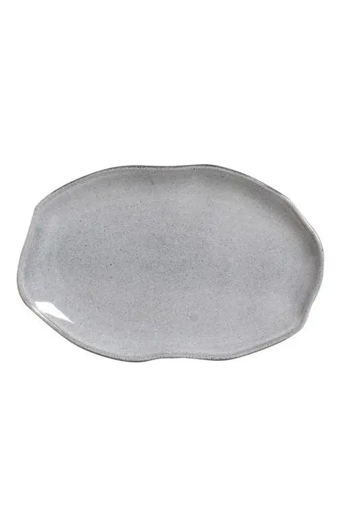 PORTO BRASIL Shallow Bio Oval Platter Medium Set Of 4 - Dust