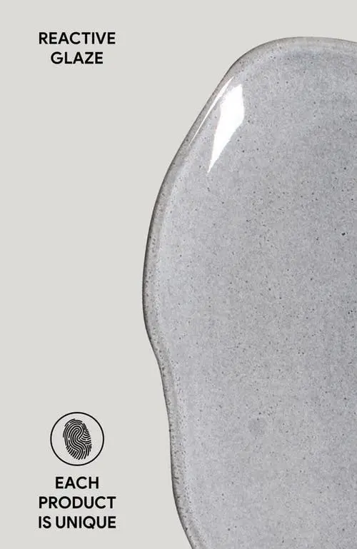 PORTO BRASIL Shallow Bio Oval Platter Medium Set Of 4 - Dust